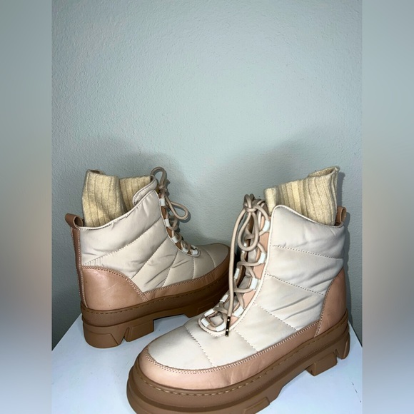 Sam Edelman | Shoes | Sam Edelman Tabitha Womens Leather Boots Moonbeam ...